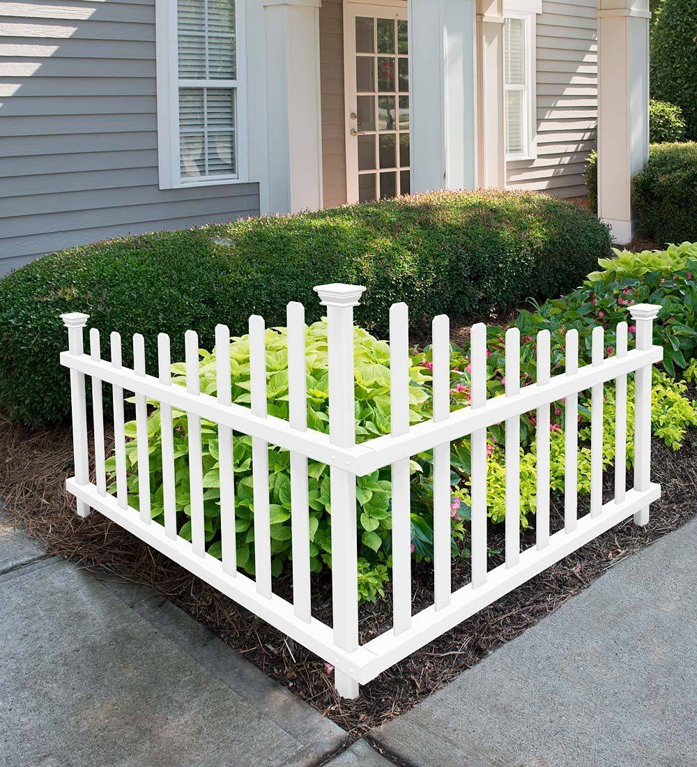 21 Corner Garden Fence Landscape Ideas You Cannot Miss | SharonSable