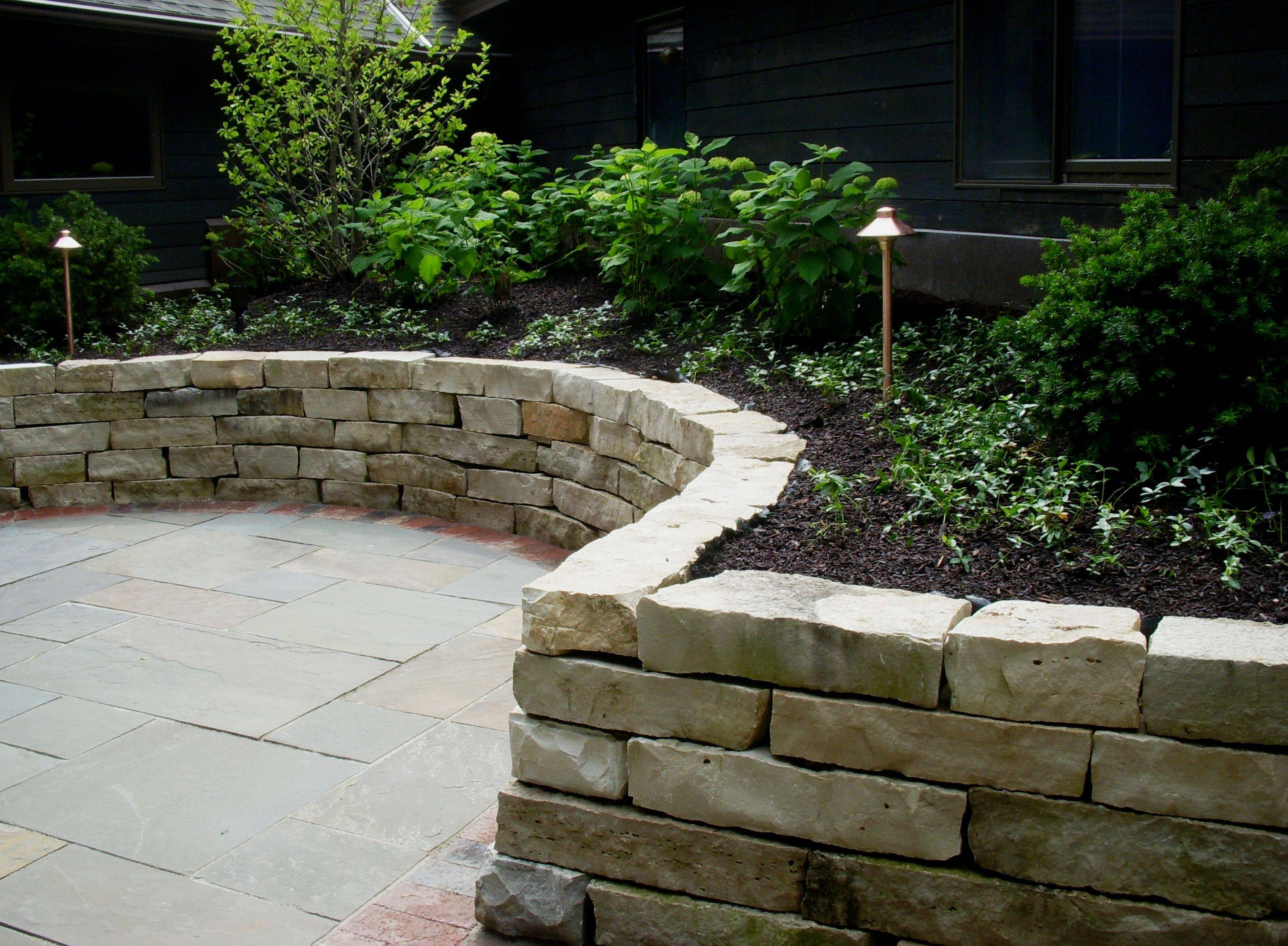 24 Stacked Stone Garden Wall Ideas Worth to Check | SharonSable