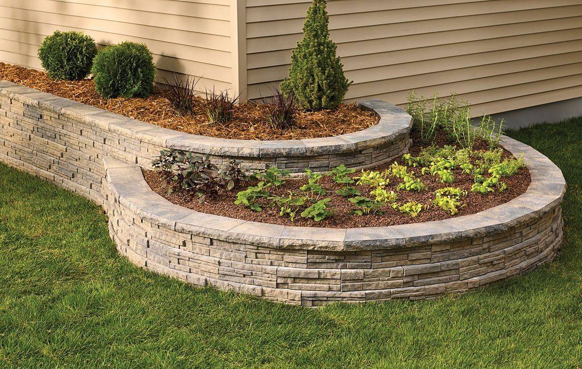 24 Stacked Stone Garden Wall Ideas Worth to Check | SharonSable