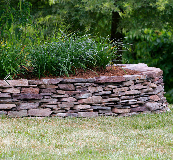 24 Stacked Stone Garden Wall Ideas Worth to Check | SharonSable