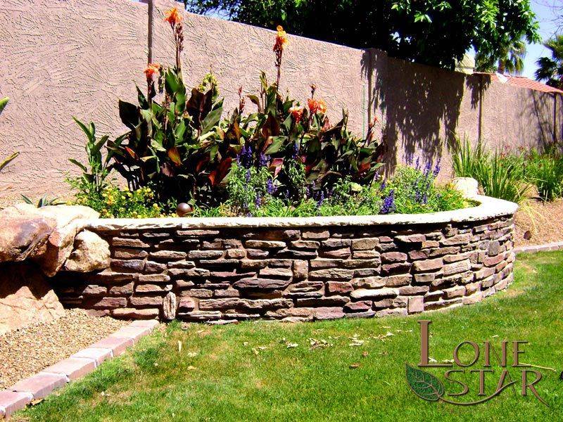 24 Stacked Stone Garden Wall Ideas Worth to Check | SharonSable