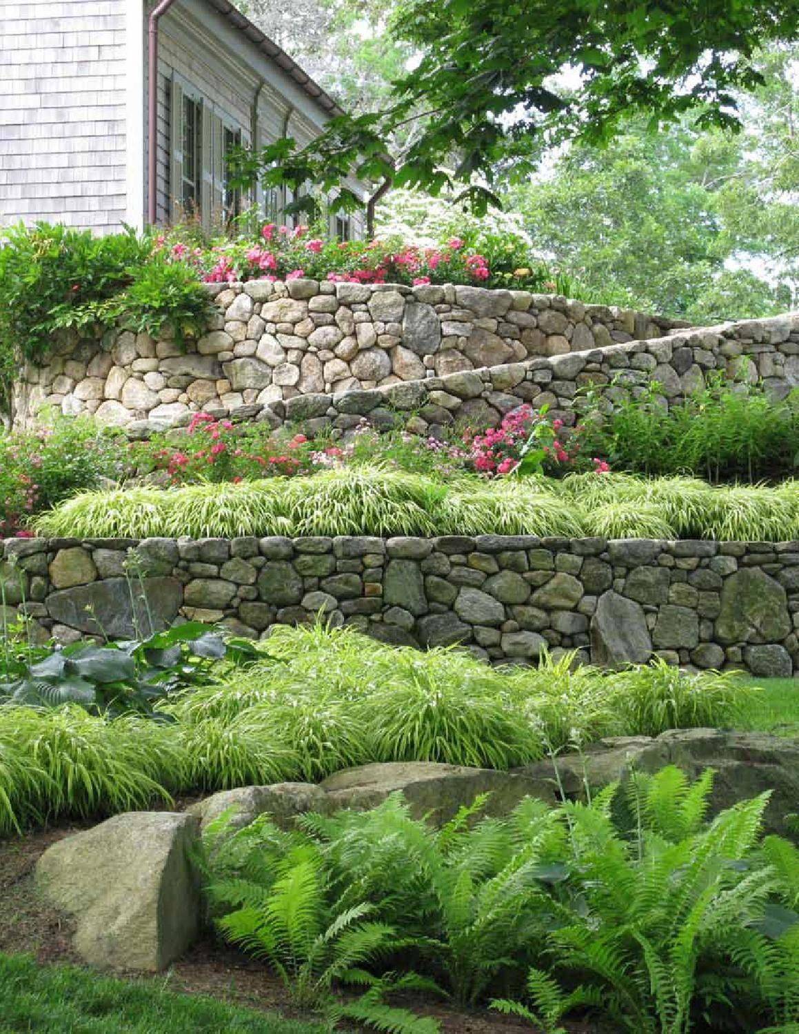 23 Rock Wall Flower Garden Ideas You Should Look | SharonSable