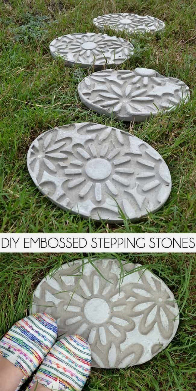 17 Personalized Garden Stepping Stones Ideas You Should Check | SharonSable