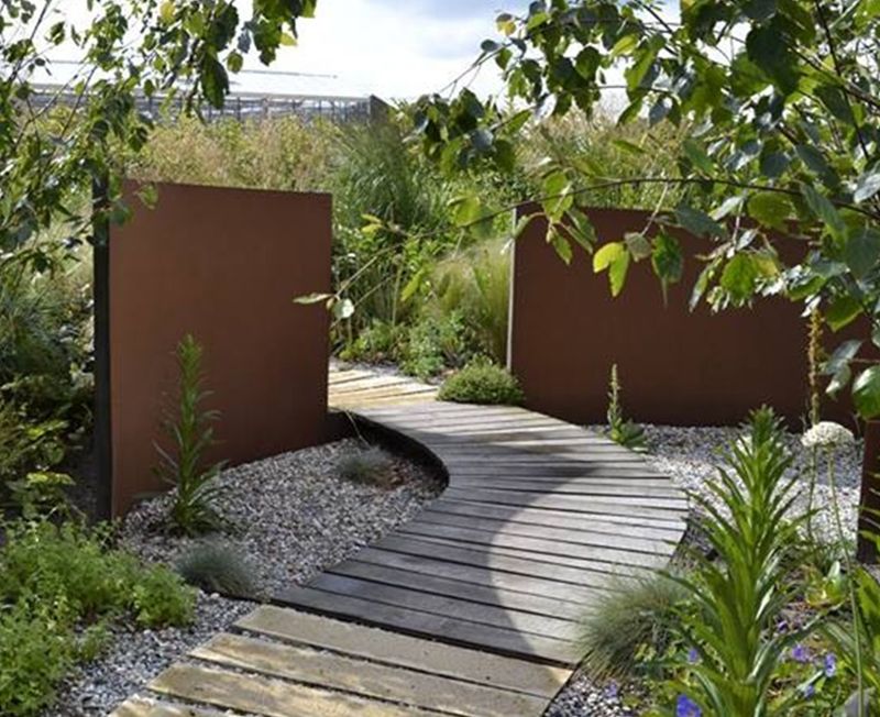 21 Corten Steel Garden Design Ideas Worth a Look | SharonSable