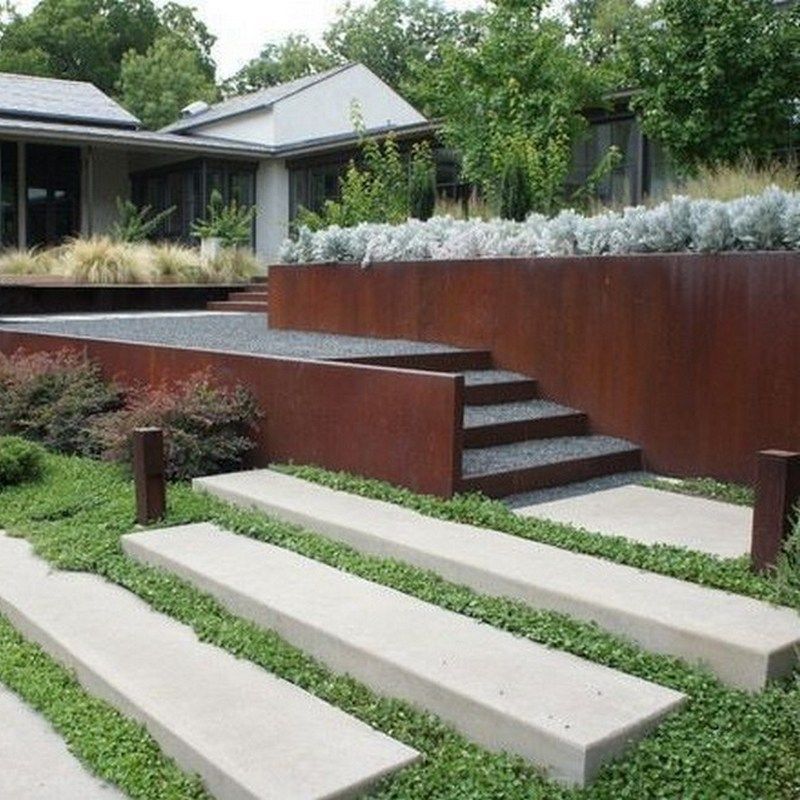 21 Corten Steel Garden Design Ideas Worth a Look | SharonSable