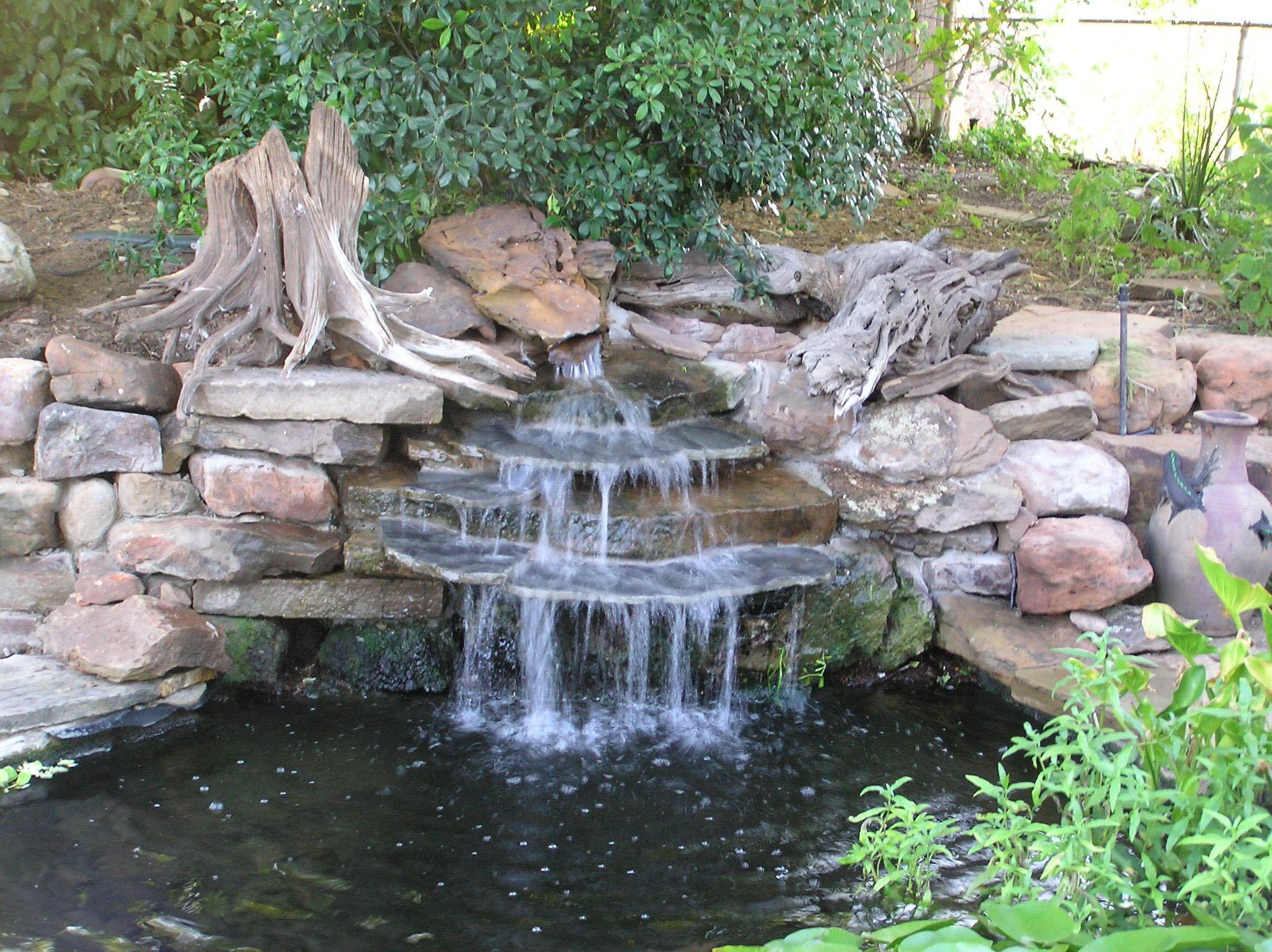23 Water Garden Waterfall Design Ideas You Should Check | SharonSable