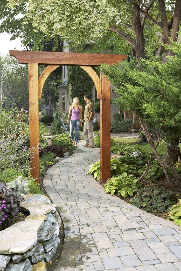 18 Simple Garden Arbor Ideas For This Year | SharonSable