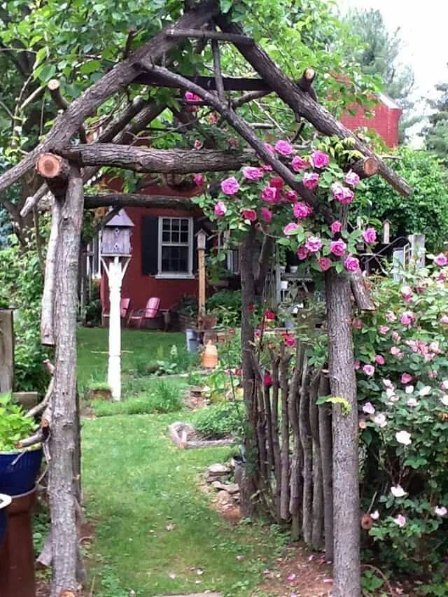 22 Rustic Cottage Garden Arbor Ideas You Should Check | SharonSable