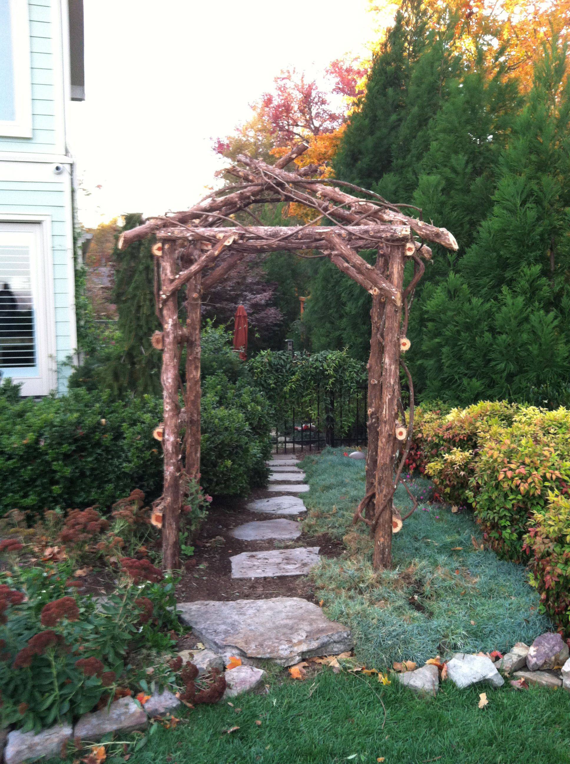 22 Garden Paths Rustic Arbors and Arches Ideas For This Year | SharonSable