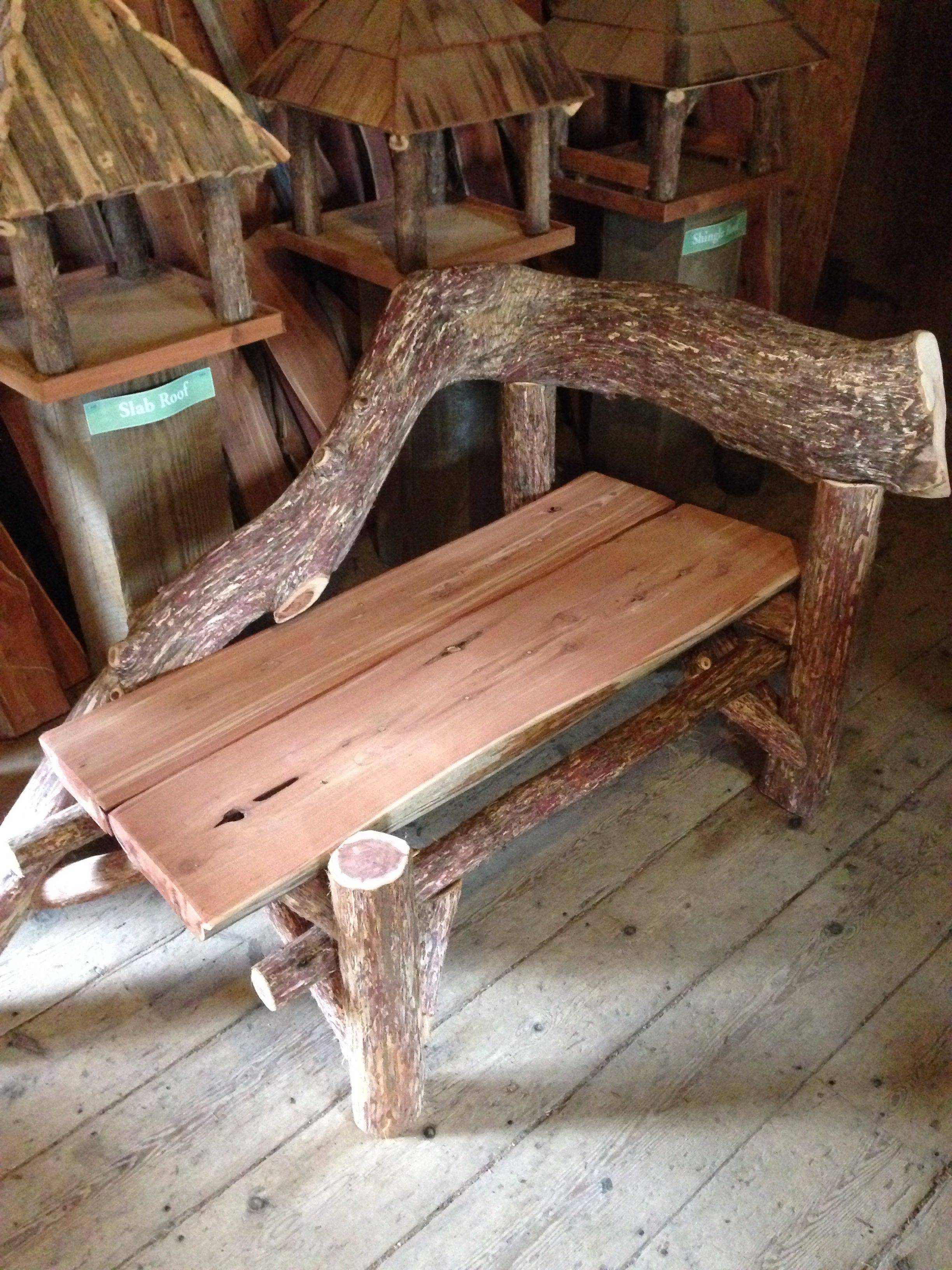 23 Rustic Log Garden Bench Ideas You Should Look | SharonSable