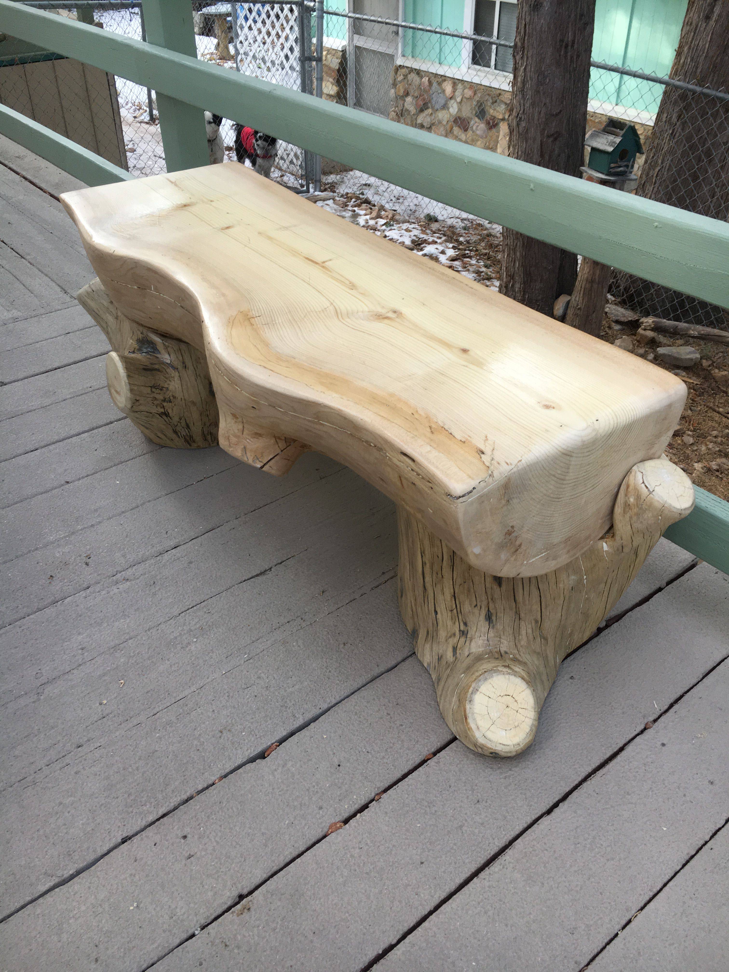23 Rustic Log Garden Bench Ideas You Should Look | SharonSable