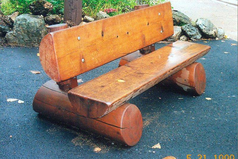 23 Rustic Log Garden Bench Ideas You Should Look | SharonSable