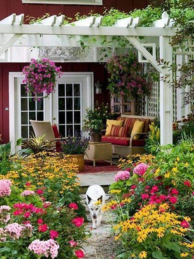 17 Small Flower Garden Patio Ideas To Try This Year | SharonSable