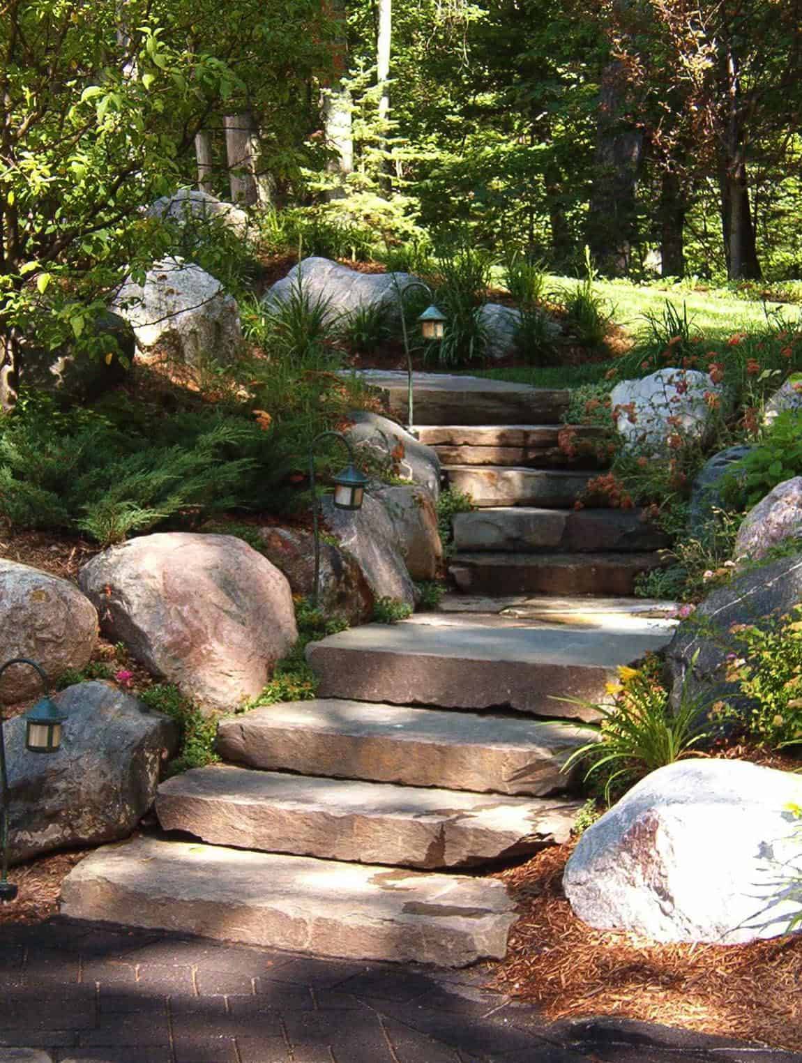 23 Flagstone Garden Steps Ideas To Try This Year | SharonSable