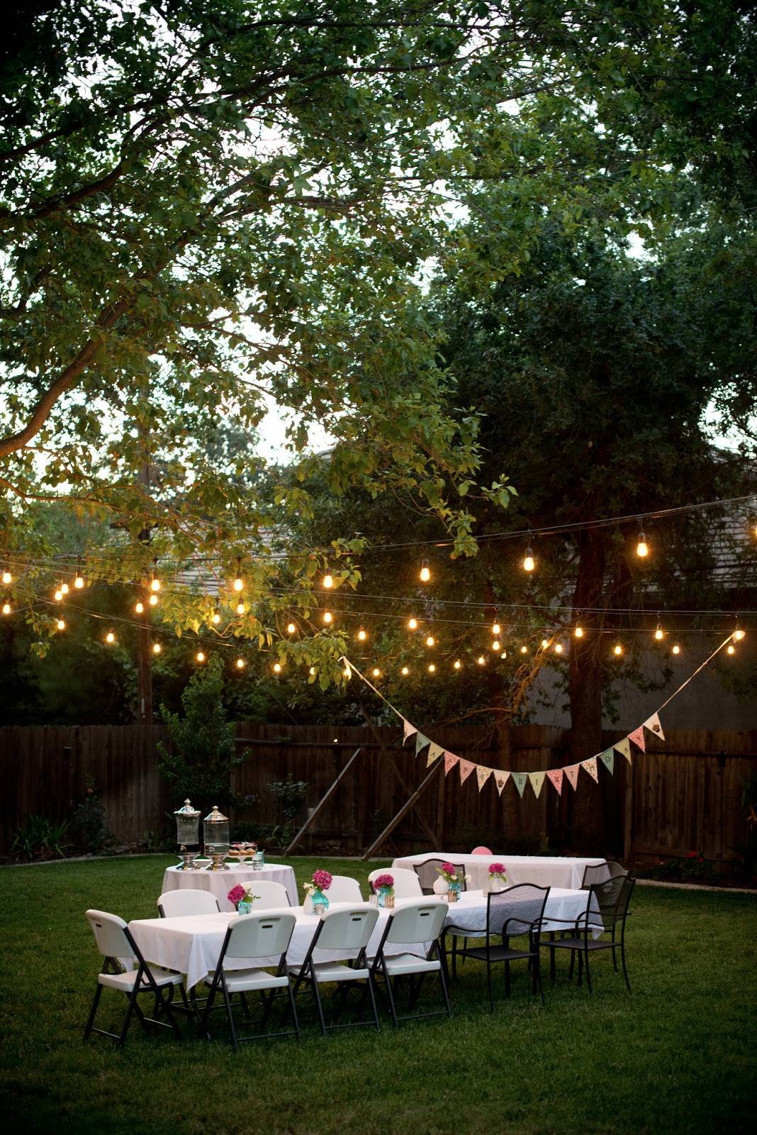 25 Light Outdoor Garden Party Ideas For This Year | SharonSable