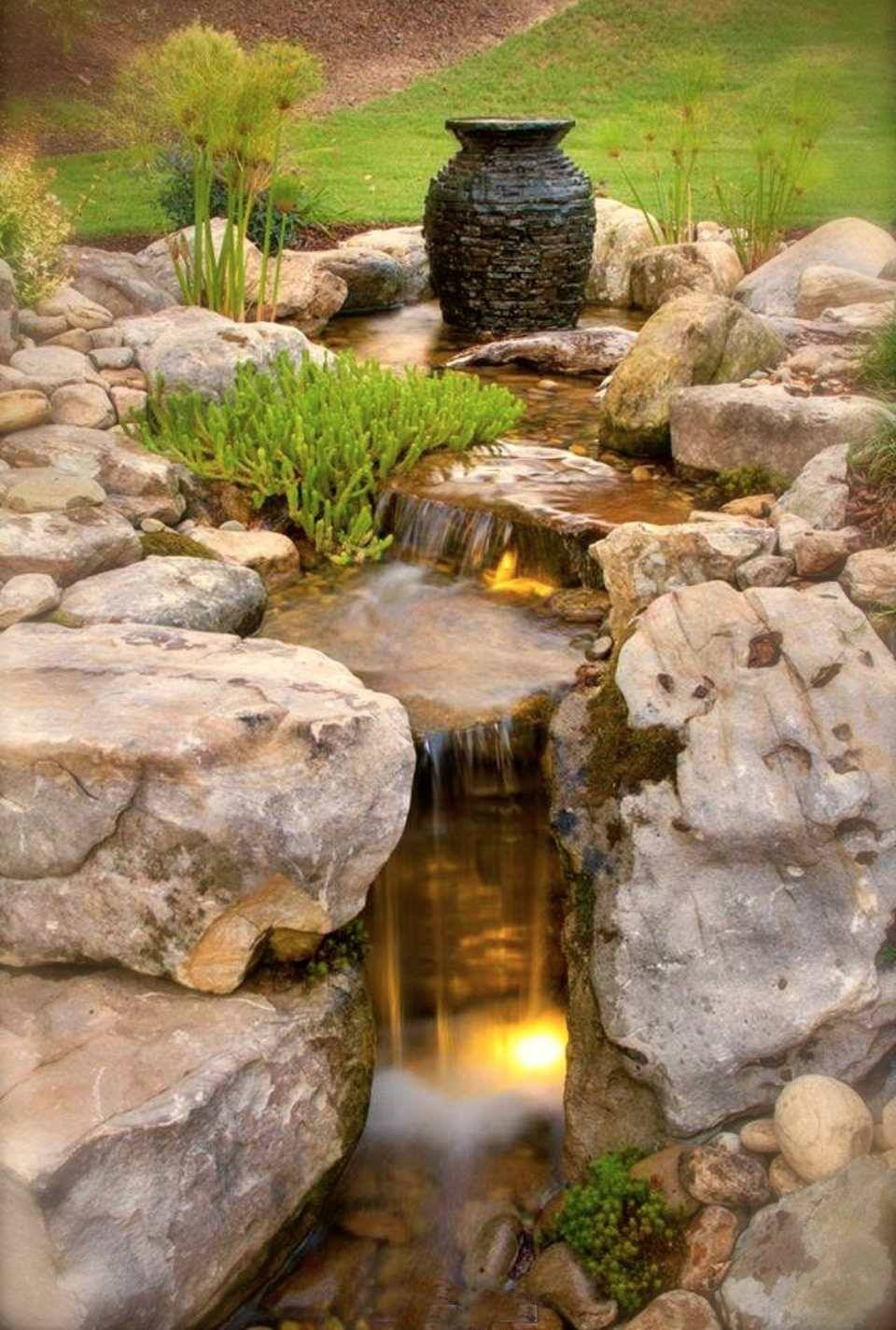 21 Garden Ponds with Waterfall Ideas Worth to Check | SharonSable