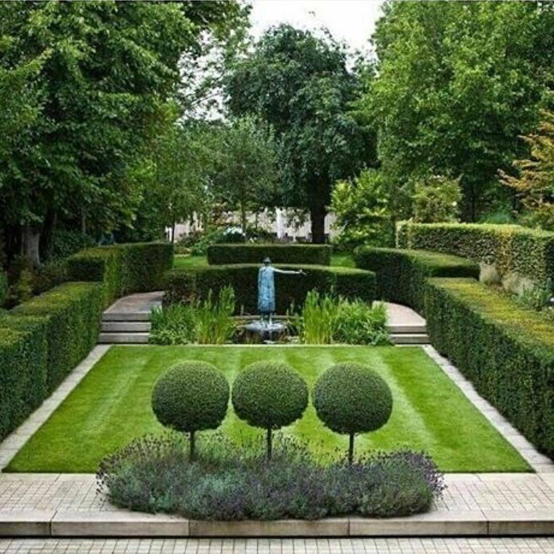 24 Modern Formal Garden Design Ideas You Should Check | SharonSable