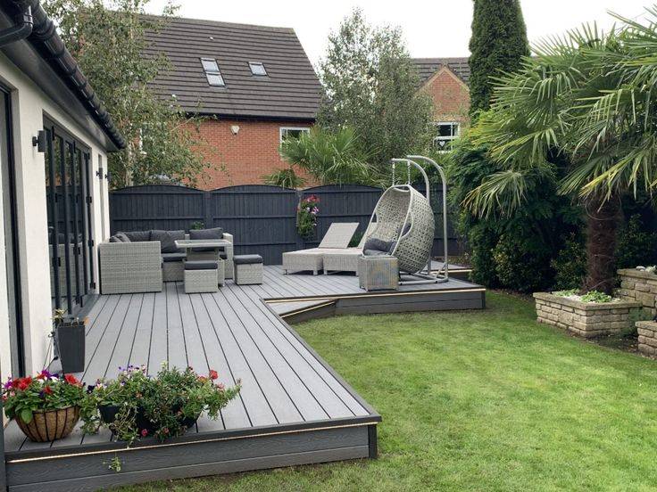 20 Grey Garden Decking Ideas You Should Look | SharonSable