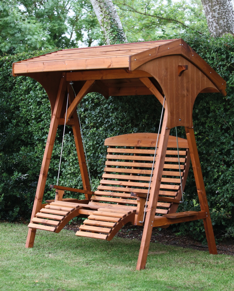 22 Wooden Garden Swing Seat Ideas You Should Look | SharonSable