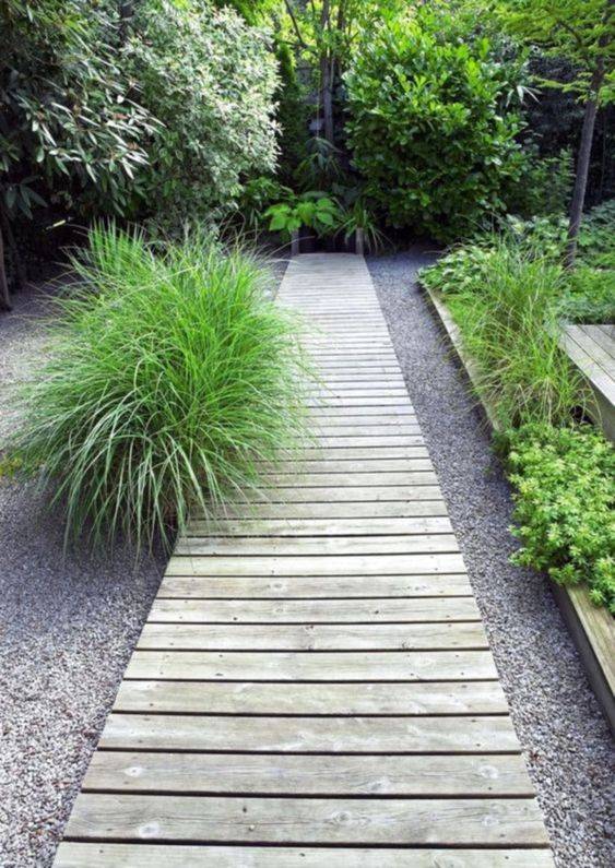 24 Wooden Garden Paths and Walkways Ideas Worth a Look | SharonSable