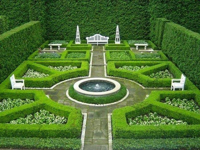 24 Formal English Garden Design Ideas You Should Look | SharonSable