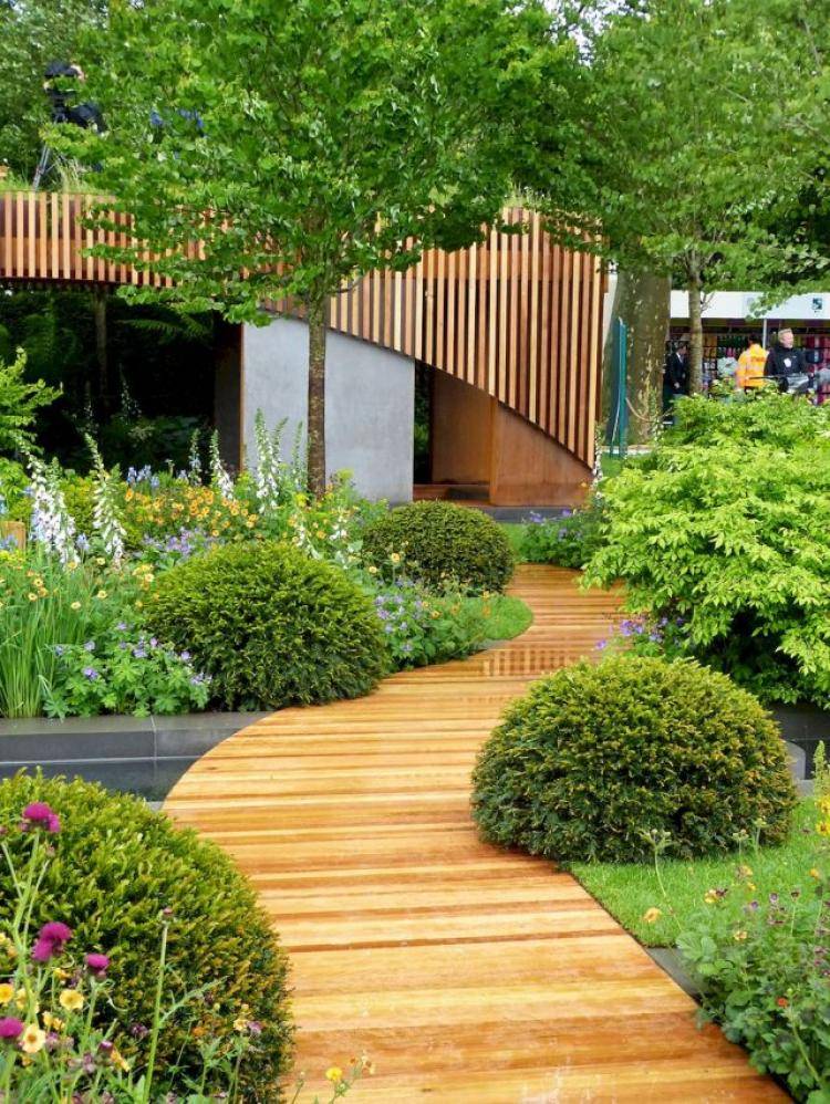 26 Wooden Garden Path Ideas Worth a Look | SharonSable