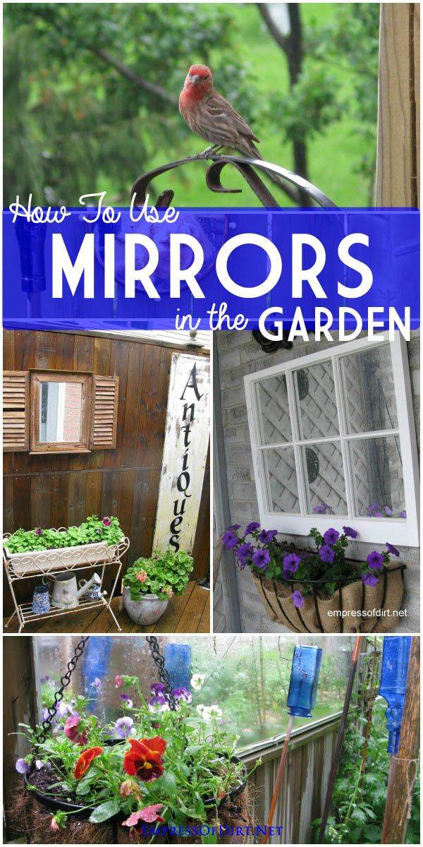 23 DIY Garden Mirrors Ideas Worth a Look | SharonSable