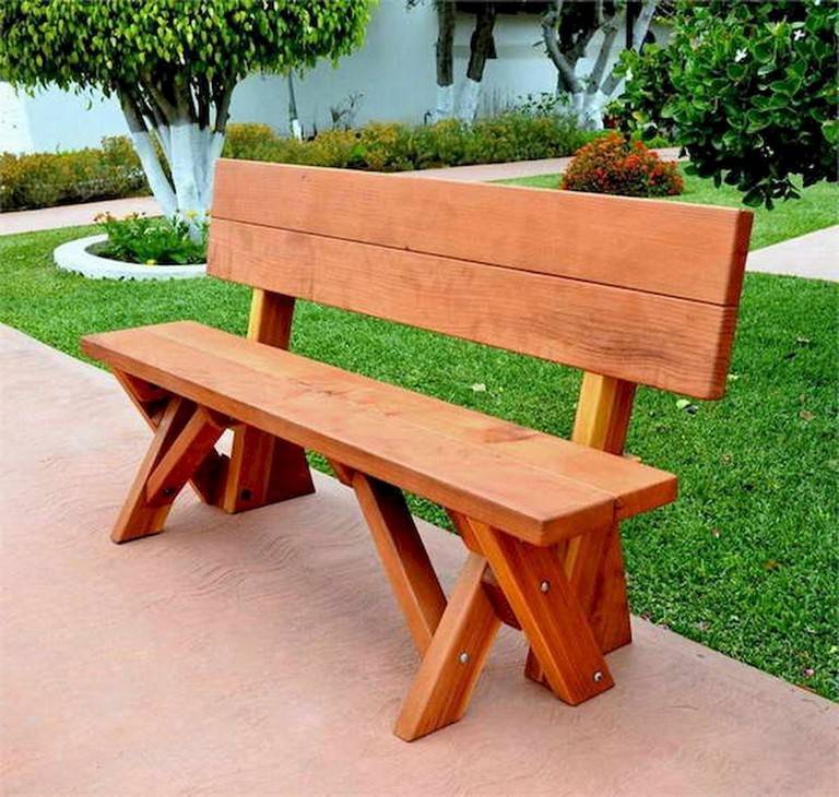 21 Wooden Garden Benches Ideas To Consider | SharonSable