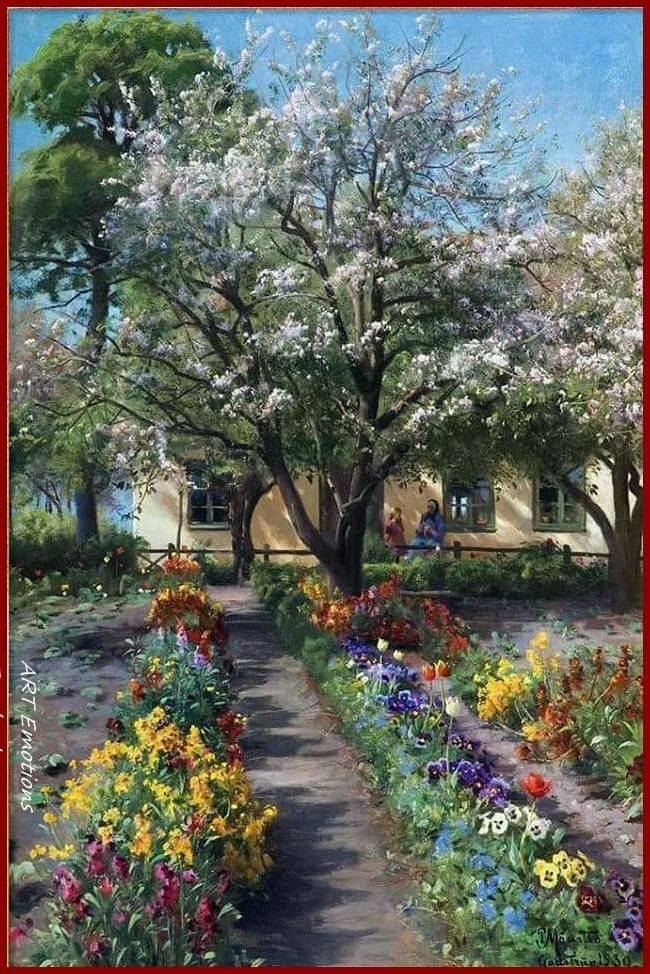 21 English Garden Paintings Ideas You Should Check | SharonSable