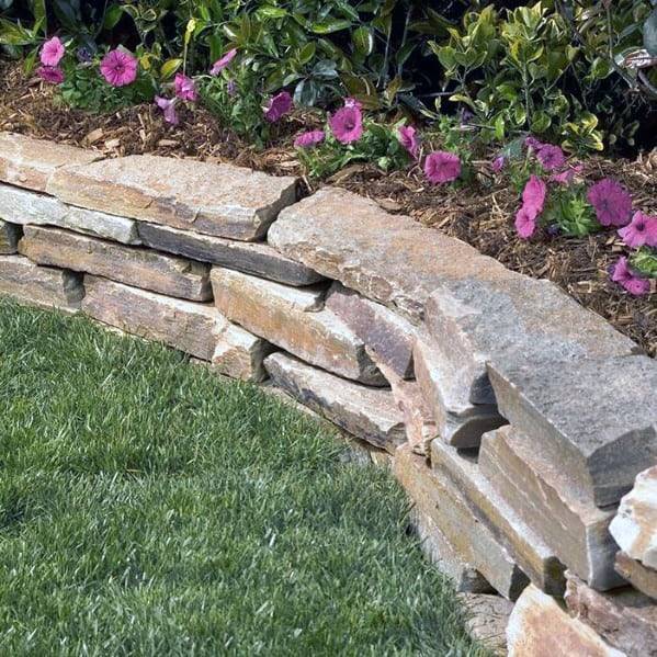 20 Garden Edging Stones Ideas To Consider | SharonSable