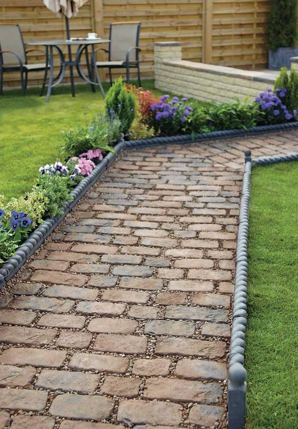 21 Stone Garden Path Edging Ideas You Must Look | SharonSable