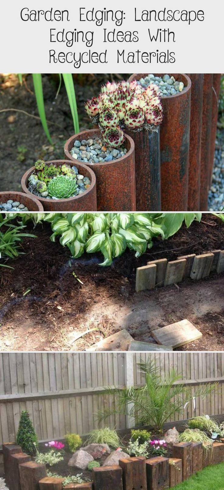 17 Wood Scrap Garden Edging Ideas You Should Look | SharonSable