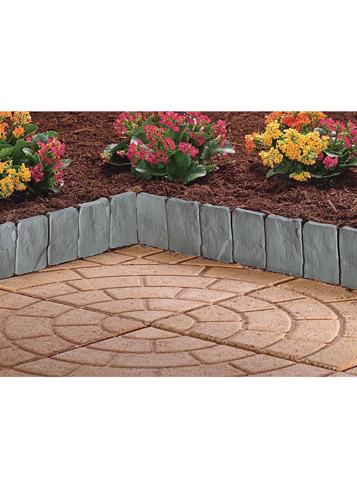 26 Stone Look Garden Border Ideas For This Year | SharonSable