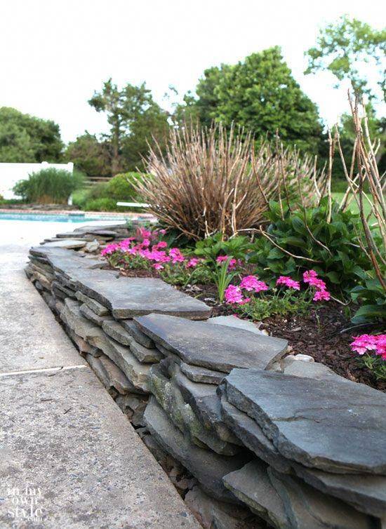 22 Slate Garden Edging Ideas You Should Check | SharonSable