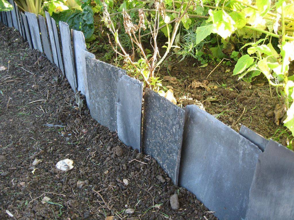 22 Slate Garden Edging Ideas You Should Check | SharonSable