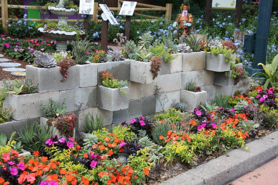25 Cinder Block Garden Edging Ideas You Should Check | SharonSable