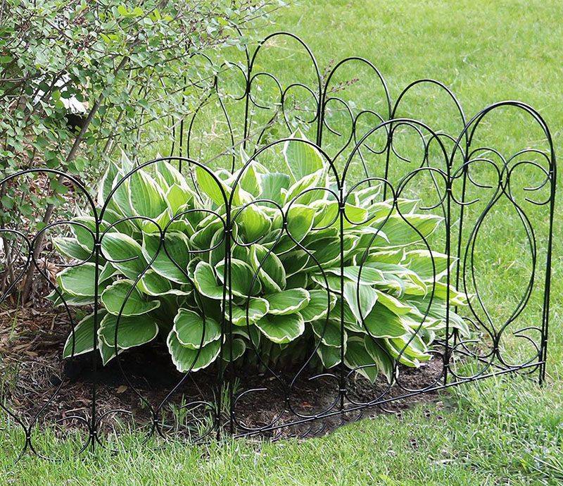 22 Metal Fence Garden Border Ideas You Must Look | SharonSable
