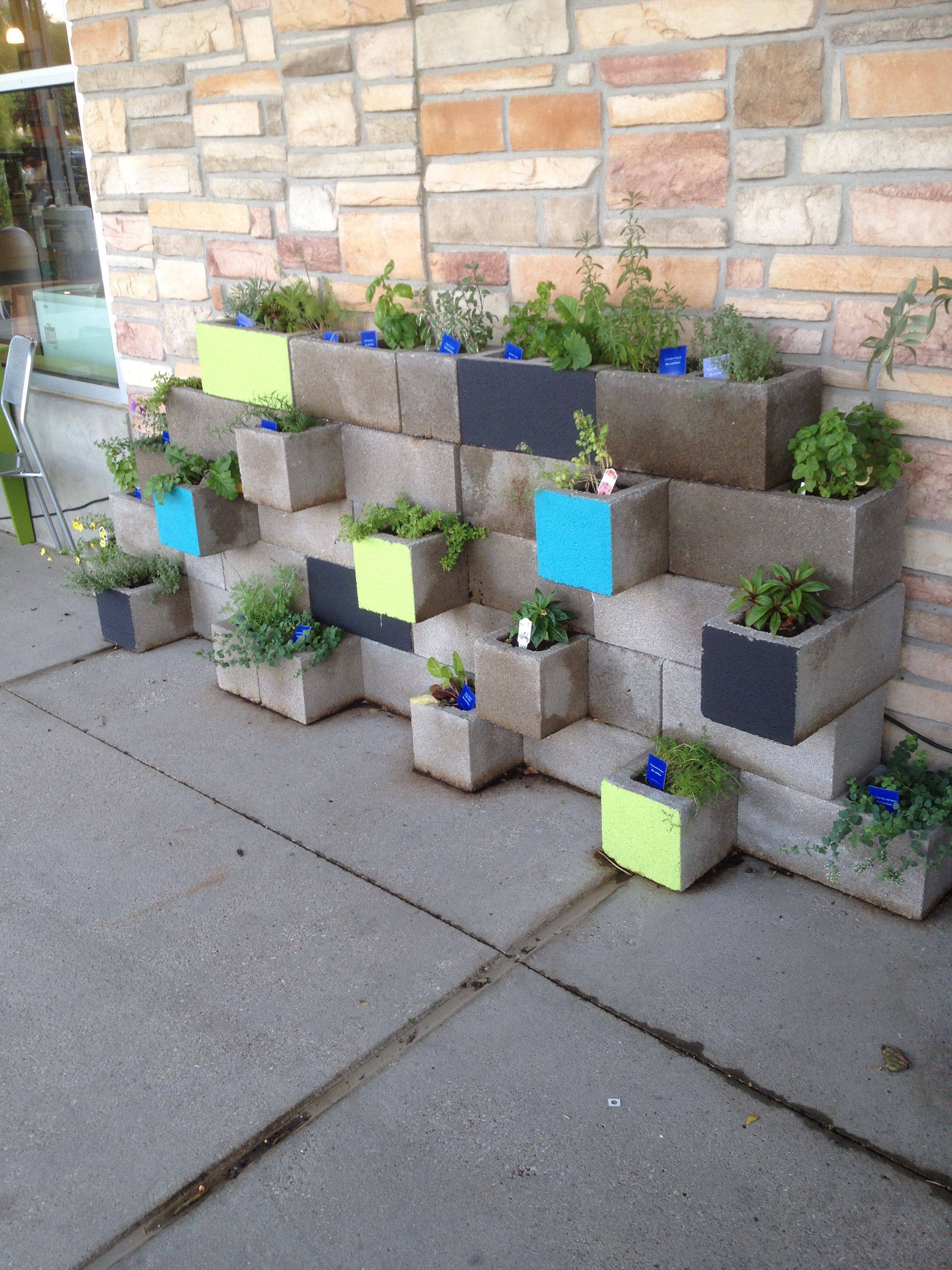 20 Cinder Block Herb Garden Ideas You Should Check | SharonSable