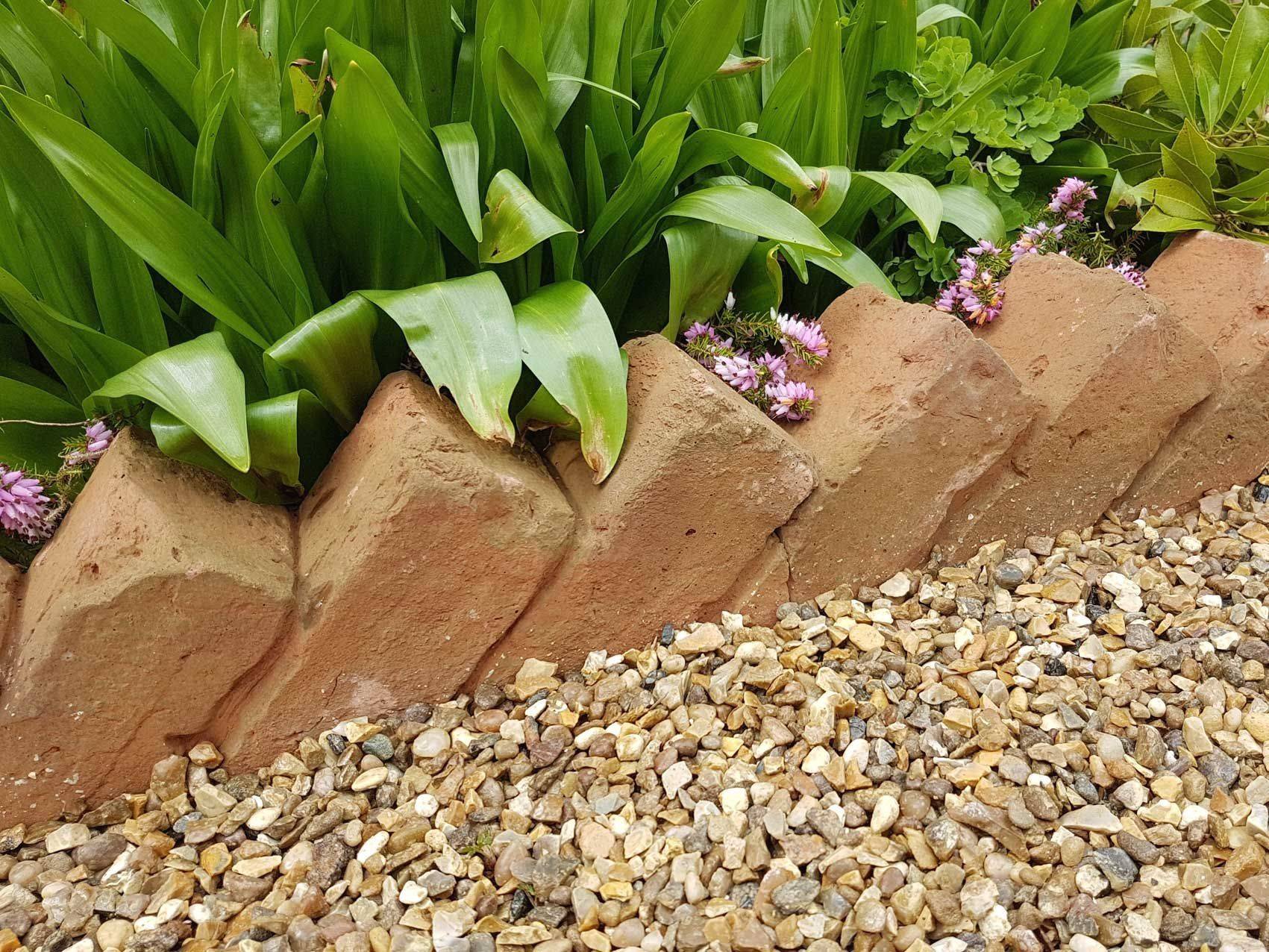 22 Brick Garden Edging Stone Ideas Worth to Check | SharonSable