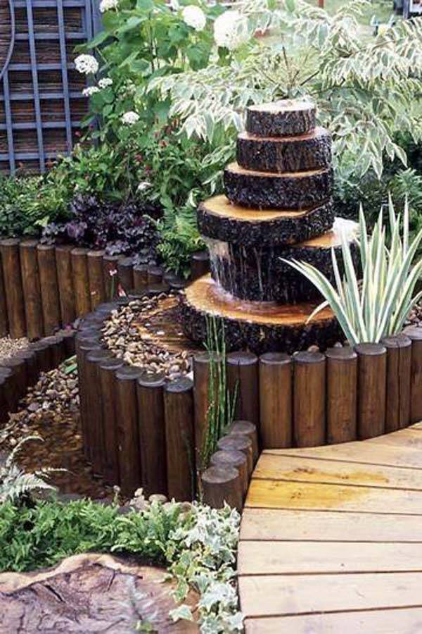 23 DIY Wood Log Garden Ideas To Try This Year | SharonSable