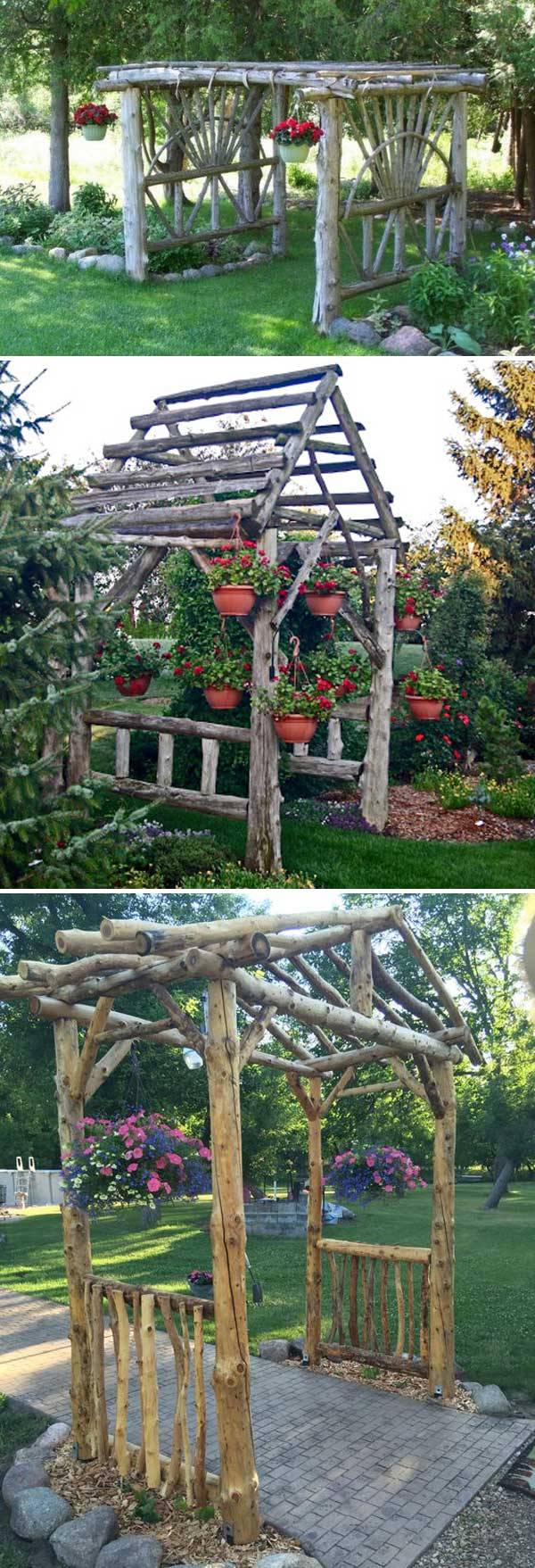 23 DIY Wood Log Garden Ideas To Try This Year | SharonSable