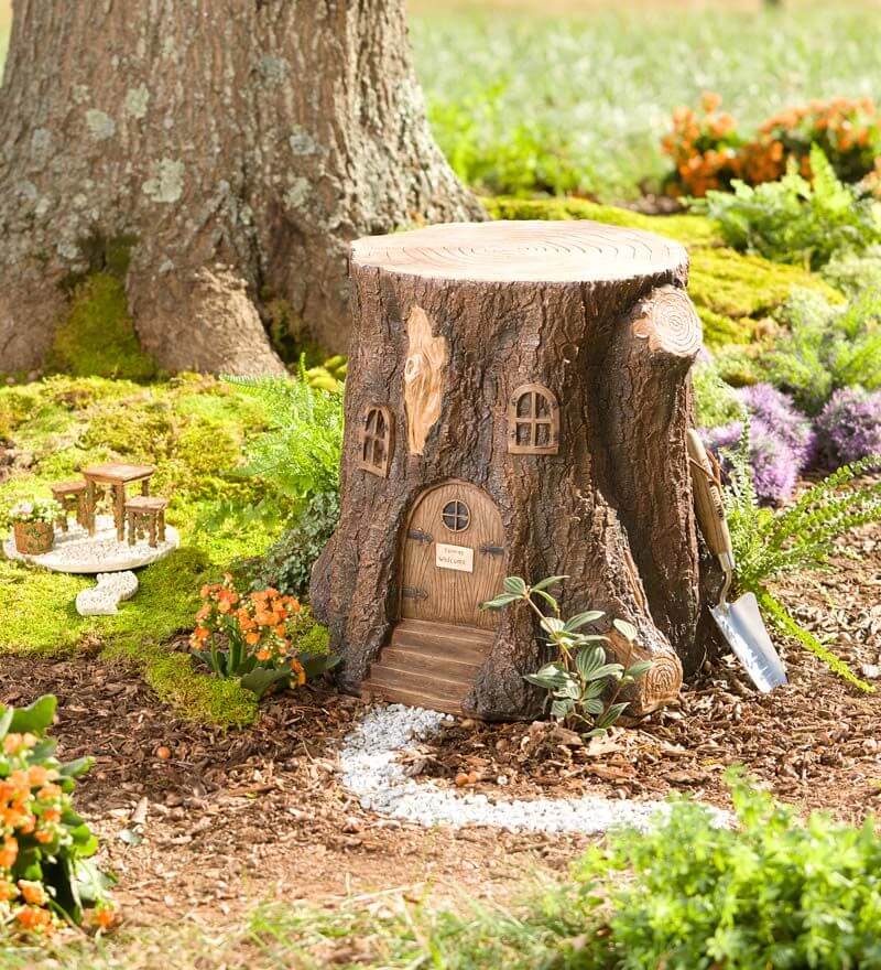 21 Garden with Tree Stumps Ideas You Should Look | SharonSable