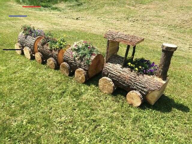 21 Log Garden Crafts Ideas You Should Look | SharonSable