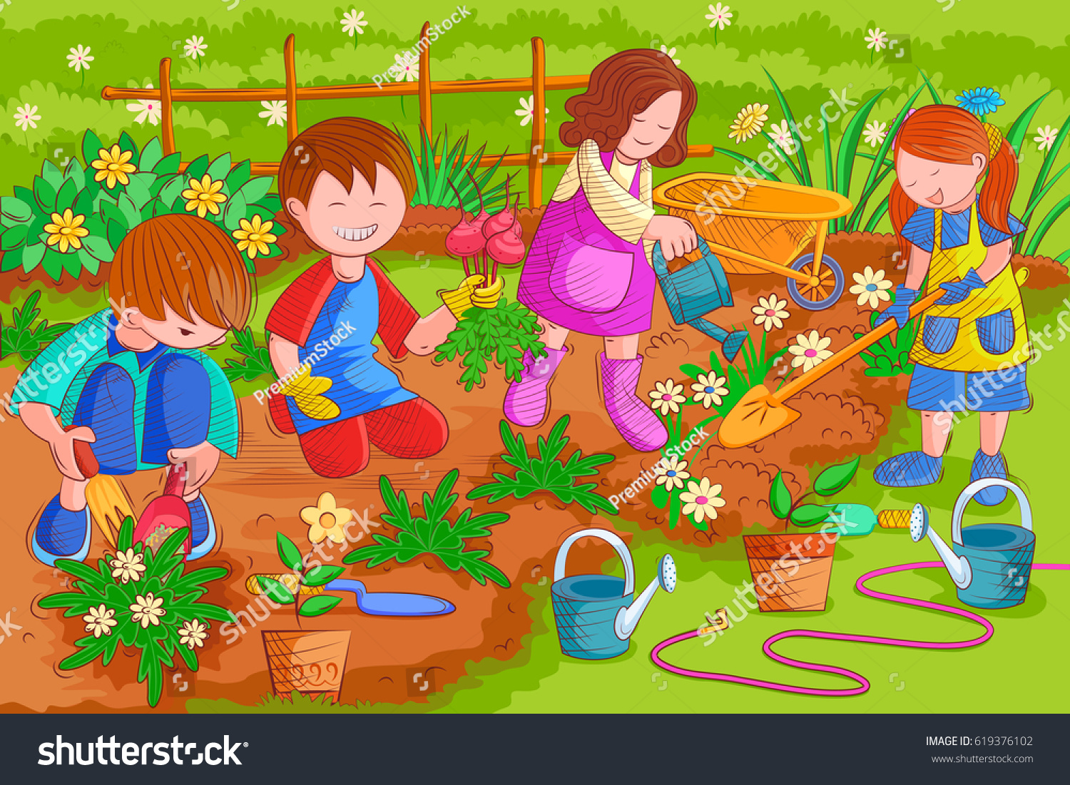 21 Kids Gardening Cartoon Ideas Worth a Look | SharonSable