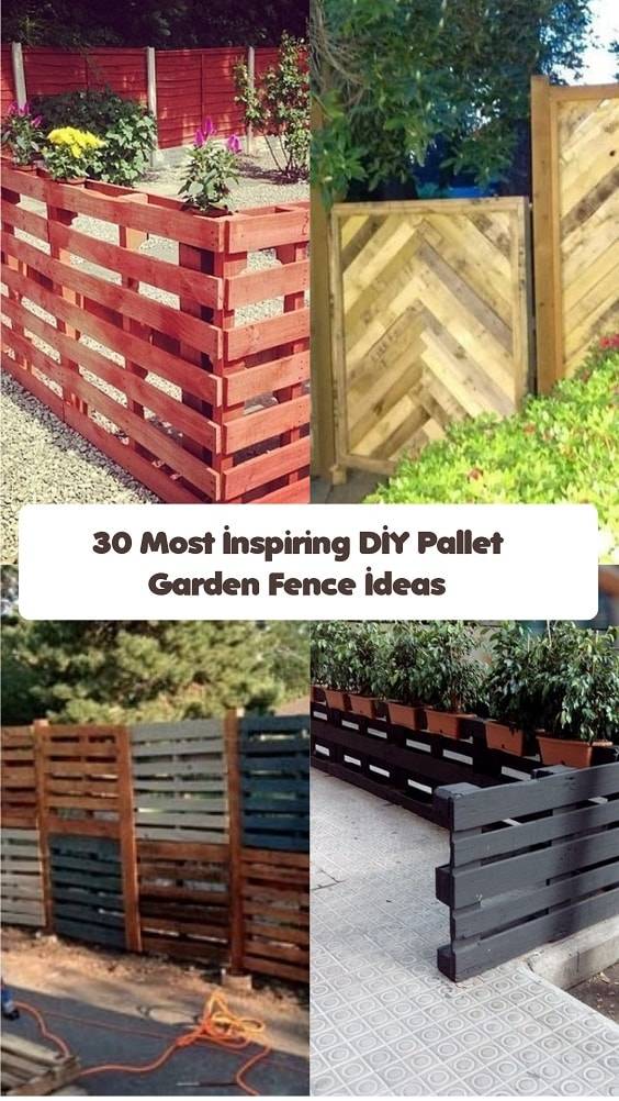 24 Pallet Garden Fence Ideas You Gonna Love | SharonSable