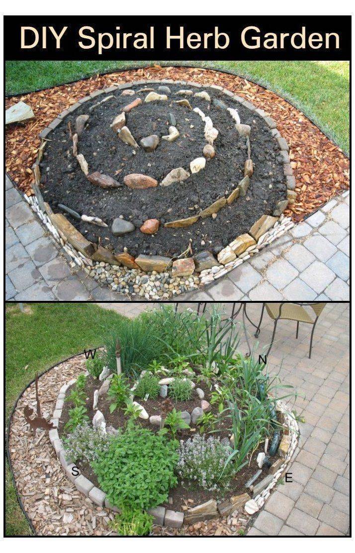 22 DIY Spiral Herb Garden Ideas You Cannot Miss | SharonSable