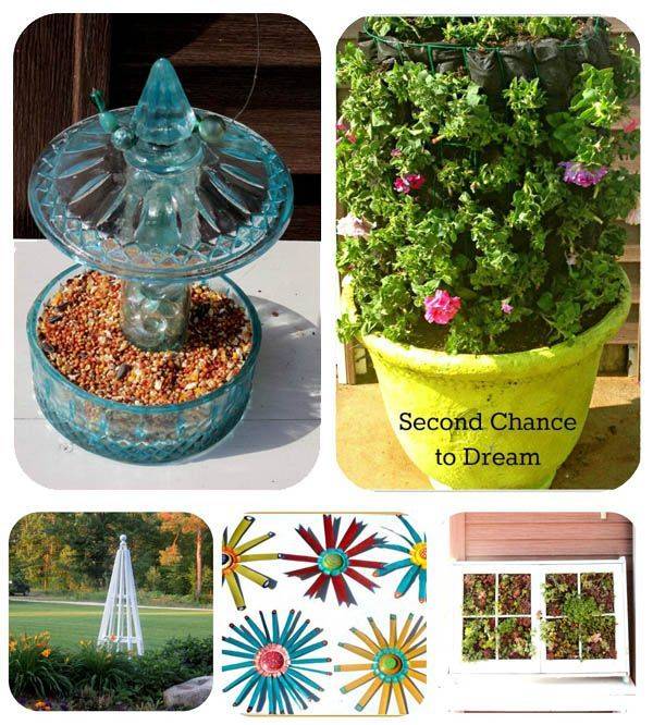 25 Recycled Garden Craft Projects Ideas For This Year | SharonSable