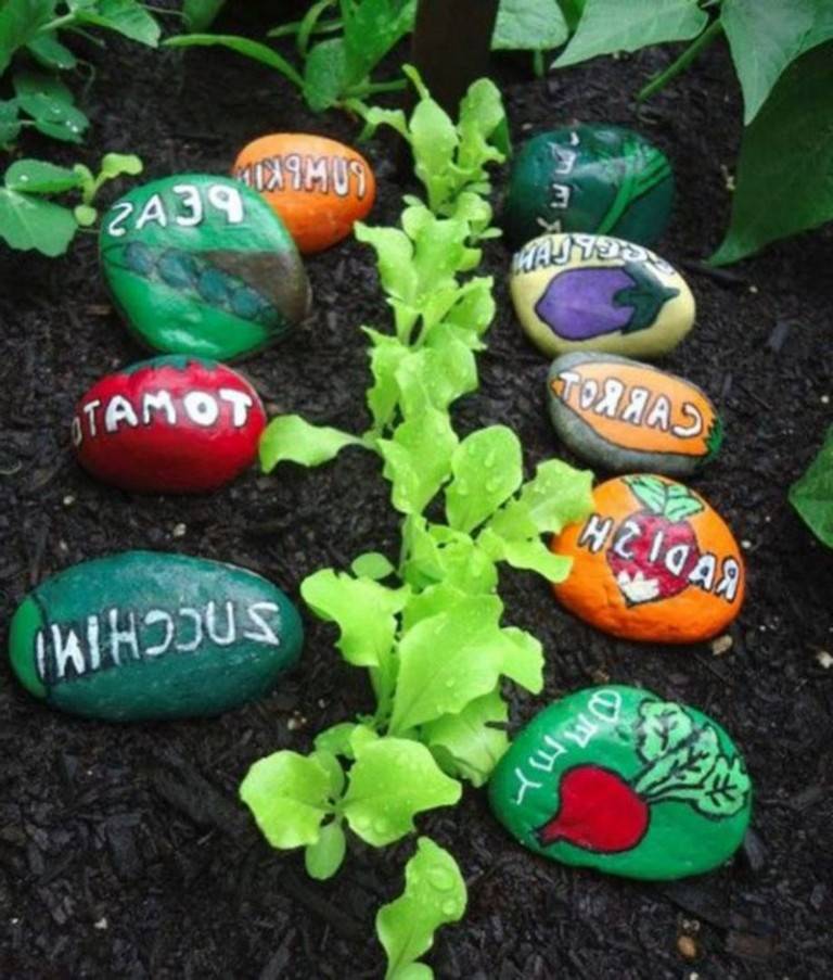 21 Painted Garden Rocks Ideas Worth to Check | SharonSable