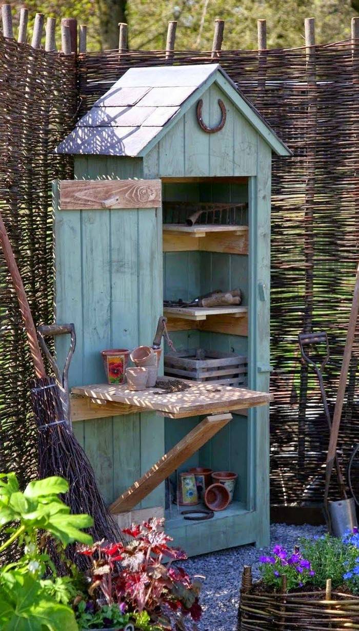 23 DIY Garden Tool Storage Shed Ideas Worth to Check | SharonSable