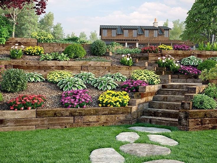 19 Hillside Garden Terracing Ideas To Consider | SharonSable